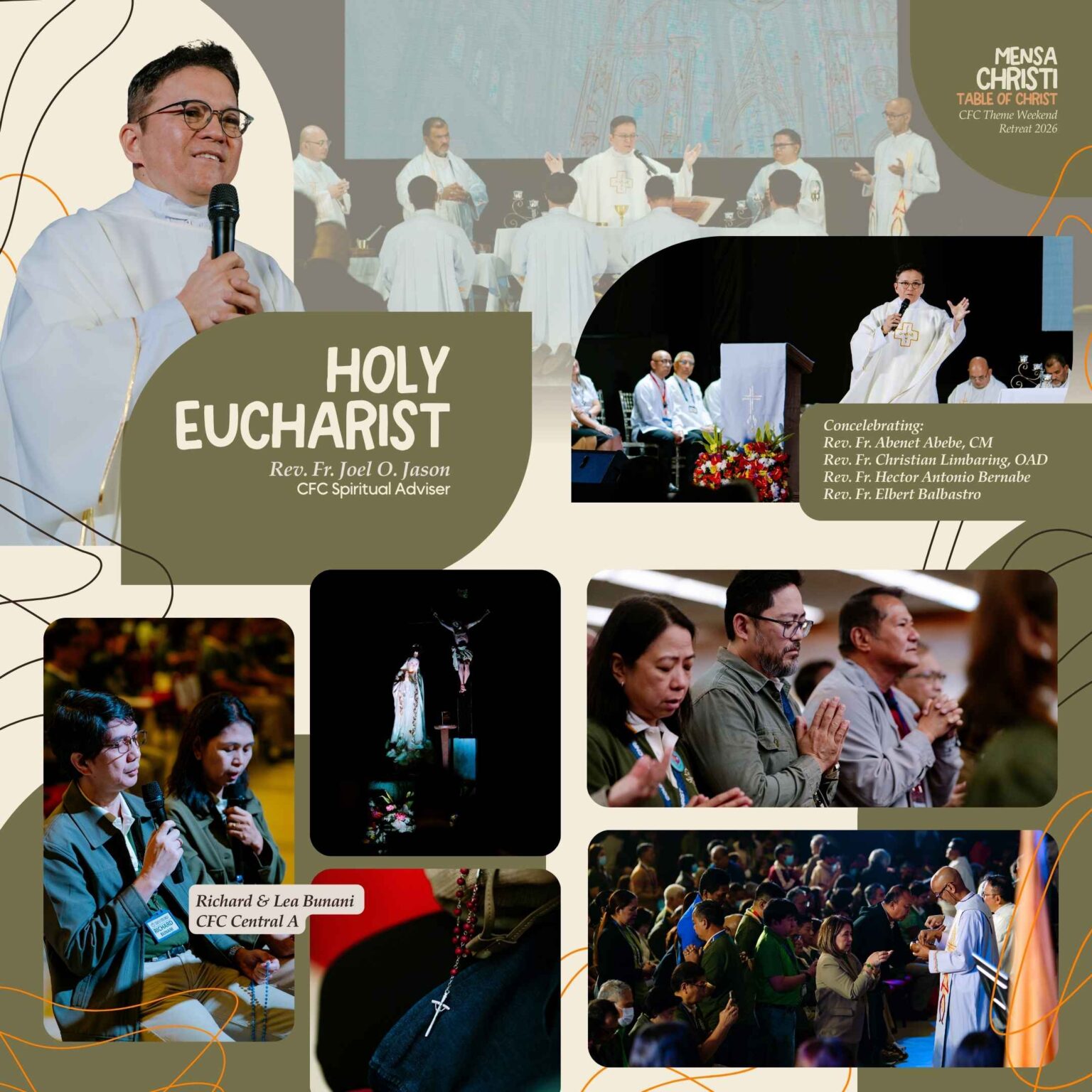 CFC holds Mensa Christi (The Table of Christ) Theme Weekend Retreat ...